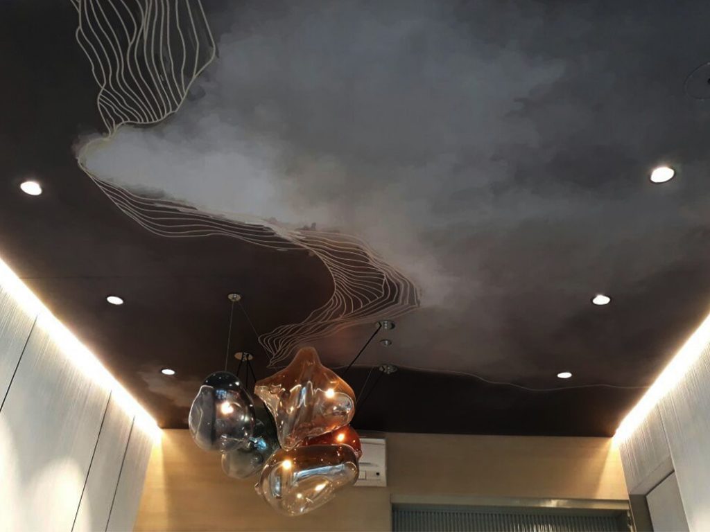 Stretch Ceiling India | Interior design ceiling | 3d stretch ceiling ...