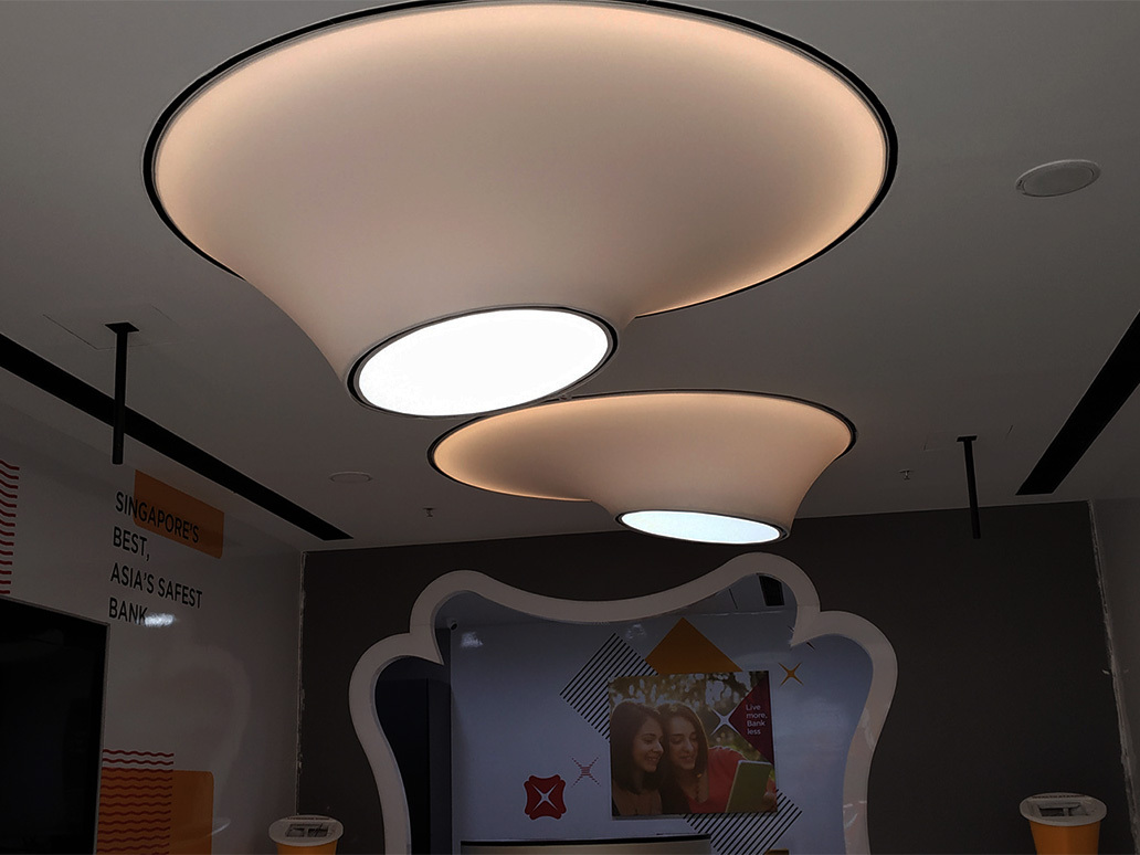 Stretch Ceiling India | Interior design ceiling | 3d stretch ceiling ...